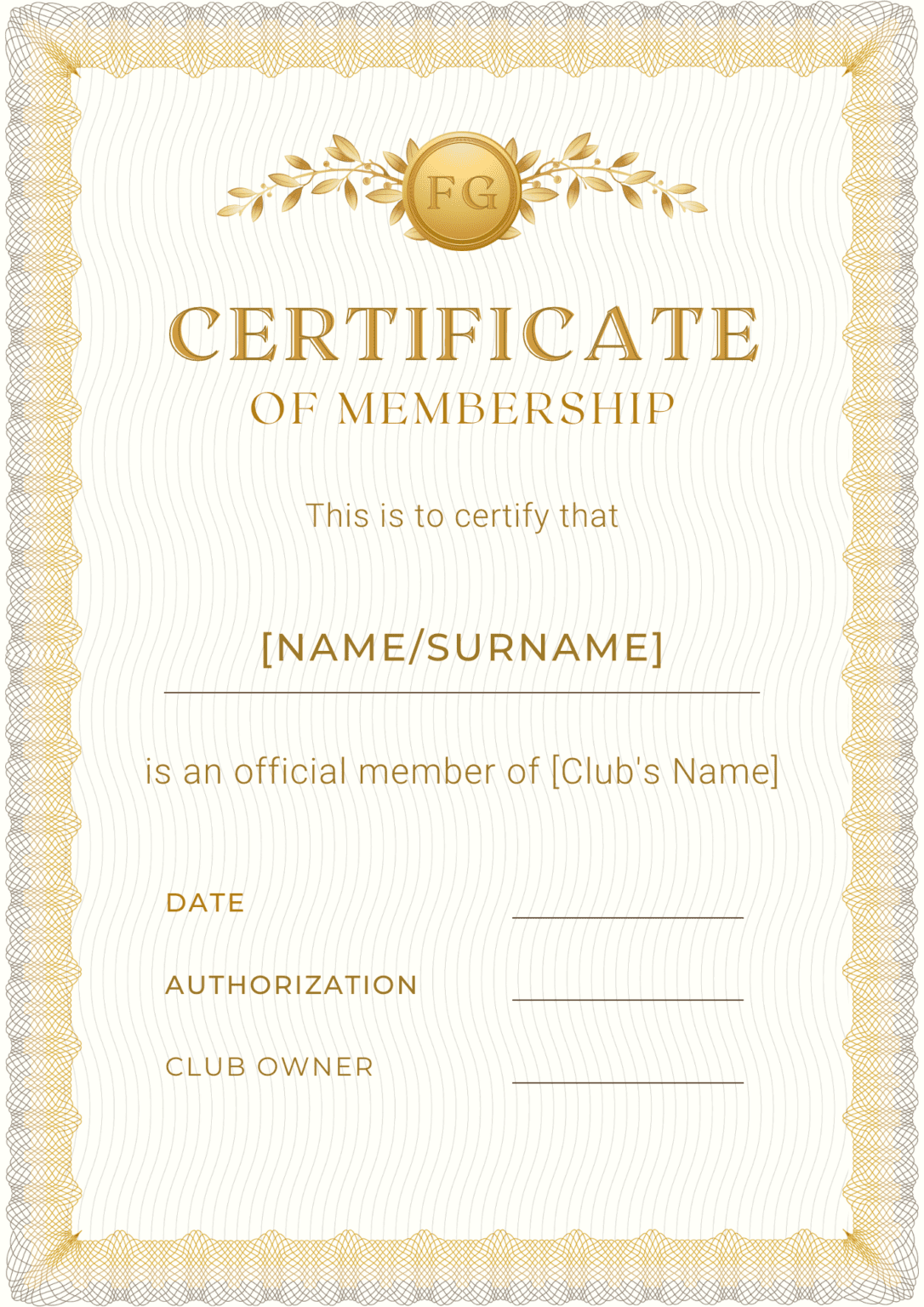 20 Free Membership Certificate Templates - Raklet - All-in-one platform ...