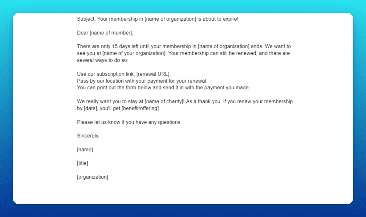 Membership Renewal Email Templates That Convert (2026)