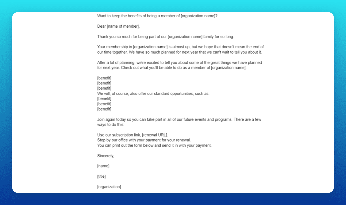 Membership Renewal Email Templates That Convert (2026)