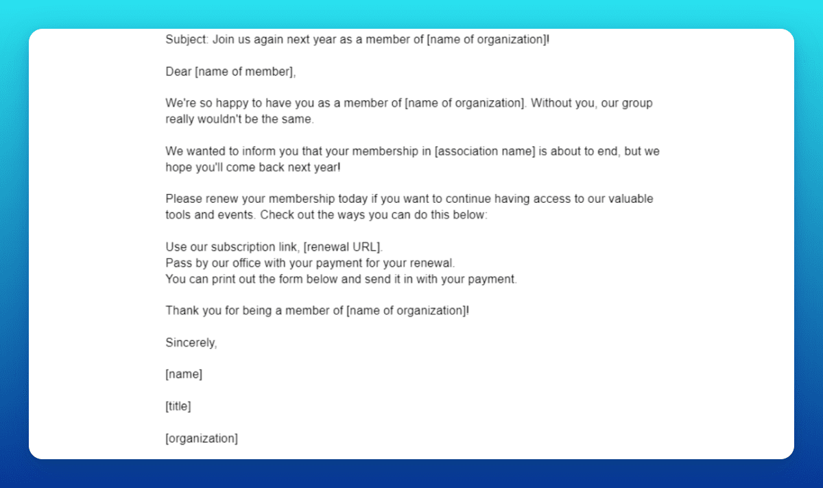 Membership Renewal Email Templates That Convert (2026)